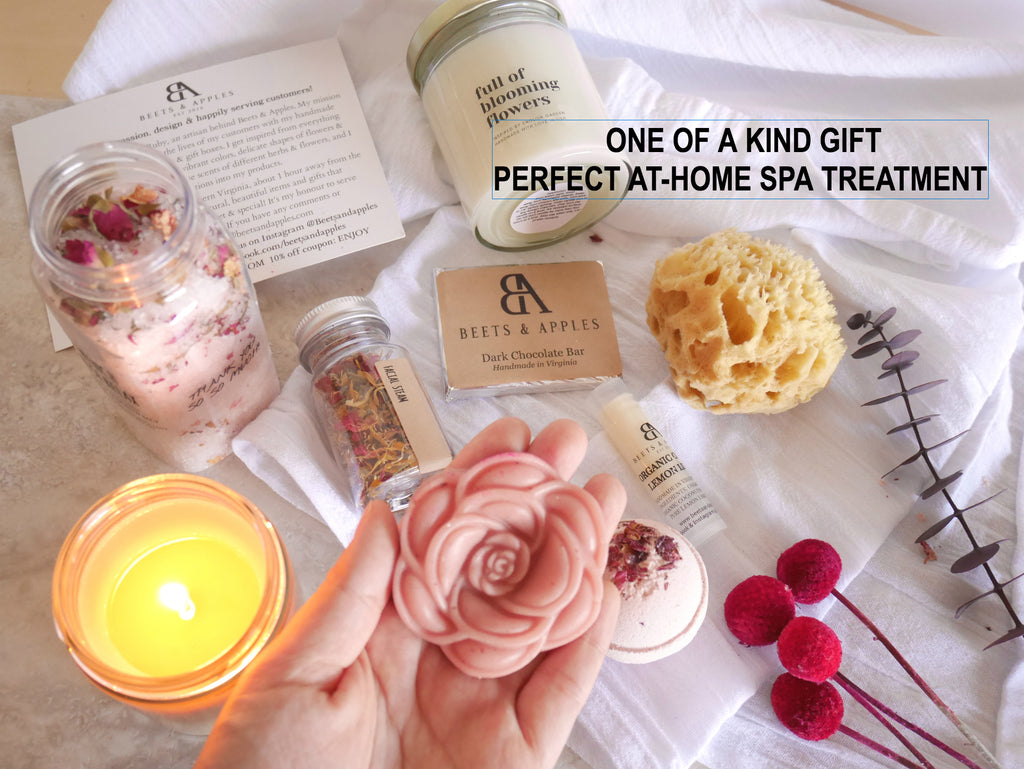 Bloom & Glow - Rose Spa Set | Beets & Apples
